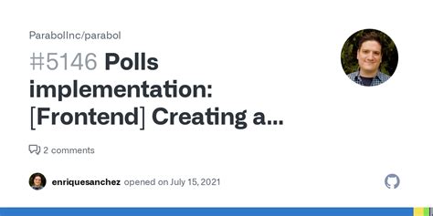 Polls Implementation Frontend Creating A Poll Object Issue ParabolInc Parabol GitHub