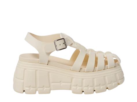 แซนดัล Miu Miu Eva Platform Sandals Avorio W Sasom