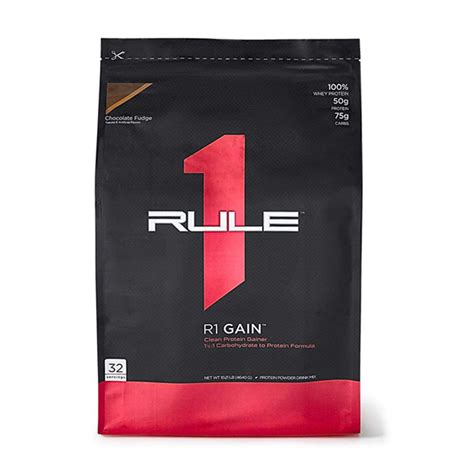 Sữa Tăng Cân Tăng Cơ Nạc Rule One Protein R1 Gain 32 Lần Dùng 2 Mùi