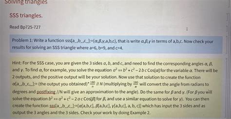Solved Problem 1 Write A Function Sss