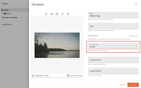 Private Files Advanced Access Control Layer Aacl Webiny