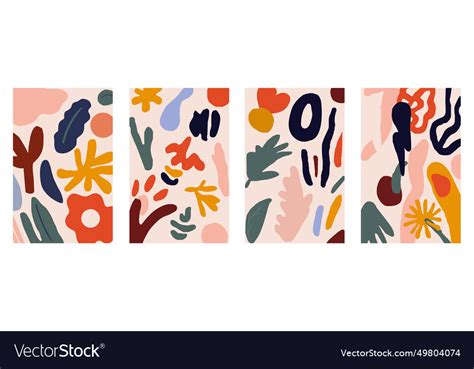 Set Of Creative Universal Card Templates Hand Vector Image