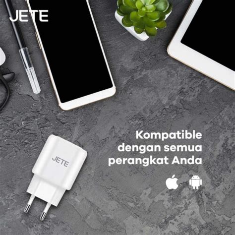 Jual Charger Rumah JETE Atomic 2 2 1A Doran Gadget