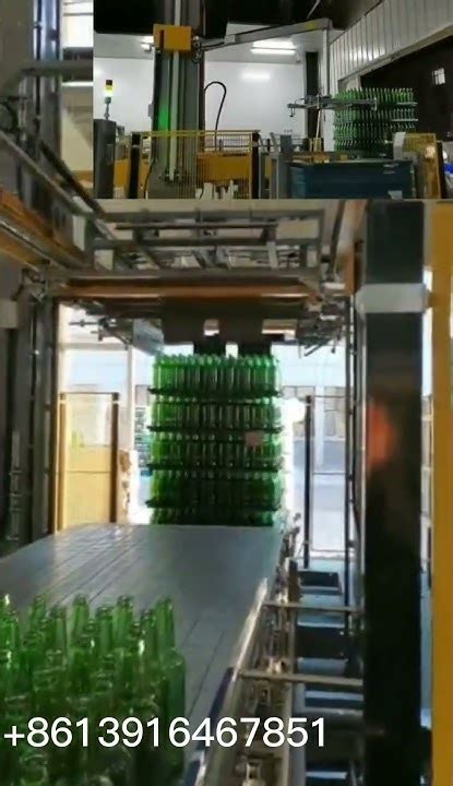 Automatic High Speed Depalletizer For Glass Bottle Youtube