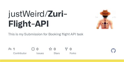 Github Justweird Zuri Flight Api This Is My Submission For Booking
