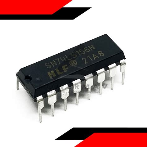 Original 74ls156 Dual 2 To 4 Demultiplexer Dip Ic Open Collector Outputs 74156 Ic For Driving