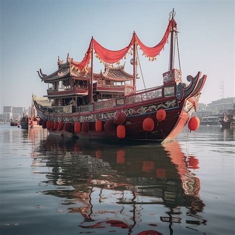 Free Photo Ai Generated Boat Picture