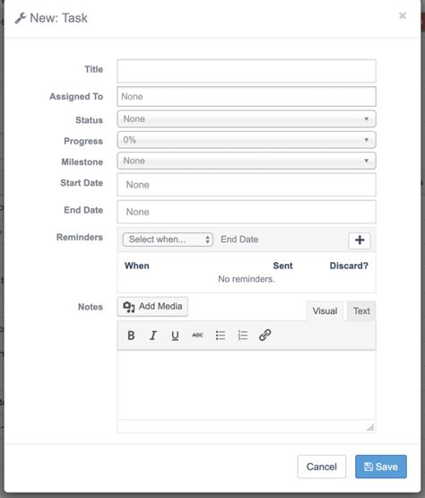 the frontend edit extension for wordpress project management