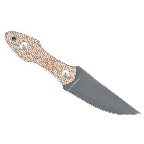 GiantMouse GMF3-P - Natural Canvas Micarta | GiantMouse