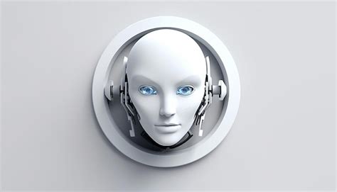 Premium Ai Image Artificial Intelligence Logo Minimalist 3d Ai Simple And White Background