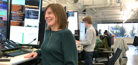 Employee At Trading Desk