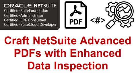 see your netsuite data when crafting pdfs