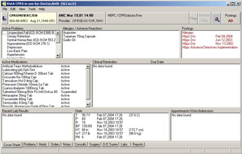Wv Computerized Patient Record System Cprs Olpc