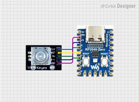 How To Use Rotary Encoder Pinouts Specs And Examples Cirkit Designer