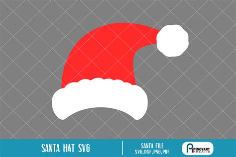 Santa Hat Svgsanta Claus Svgchristmas Svg File