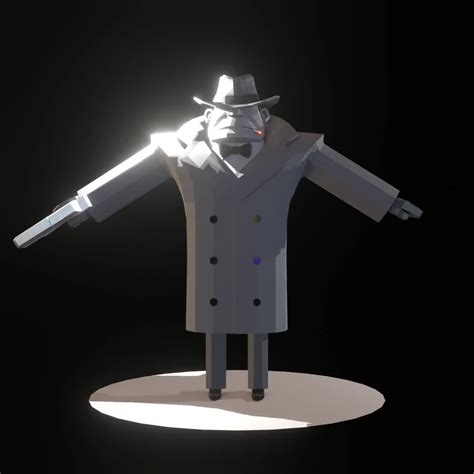 Jim Mcneill Digital Art Gunsel Palooka Character