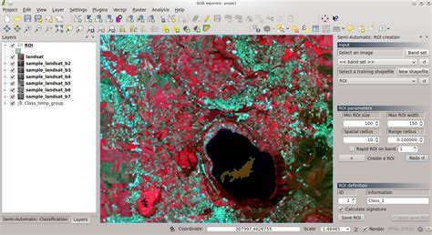From Gis To Remote Sensing Supervised Classification Using The Semi