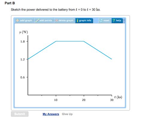 Solved Sketch The Power Delivered To The Battery From T Chegg