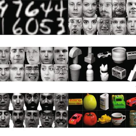 Visualization Of Some Samples From Six Image Datasets A Usps Dataset Download Scientific