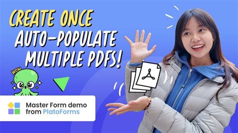 Create Once Auto Populate Multiple Pdfs Master Form Feature Demo