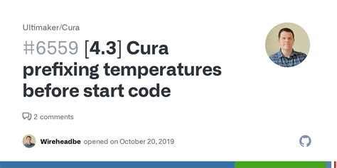 43 Cura Prefixing Temperatures Before Start Code · Issue 6559