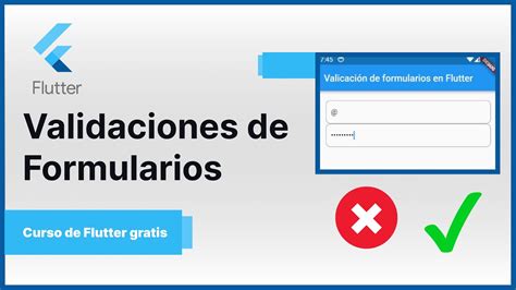 validar formularios en flutter youtube