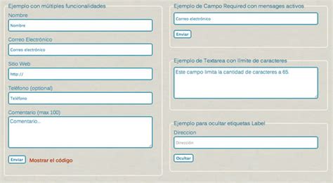 Formularios Html5 Con Jquery Kabytes