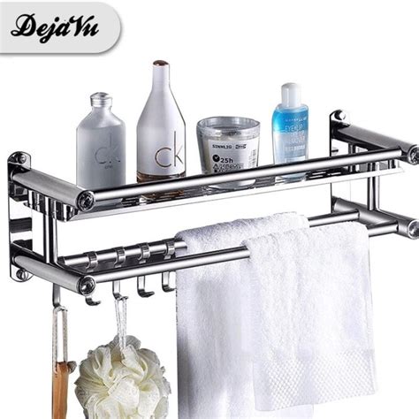 Inaso Rak Dinding Kamar Mandi Rak Toilet Rak Gantung Stainless Rak Handuk Sabun Serbaguna Rak