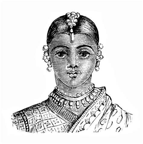 Beautiful Indian Bride Clip Art Illustrations Royalty Free Vector