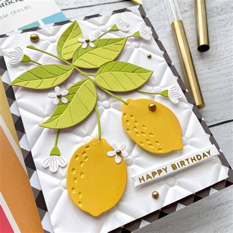 Lemon Birthday Card Project Idea