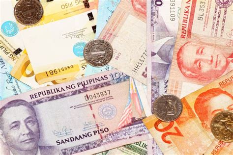 Billets De Banque Philippins De Peso Photo Stock Image Du Côté