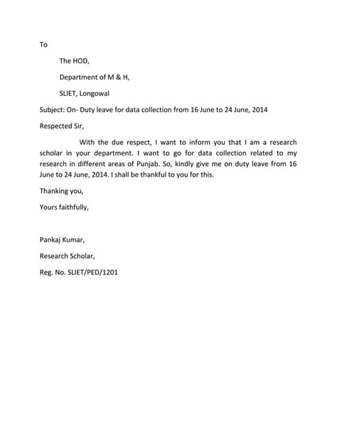 Application For Od Pdf