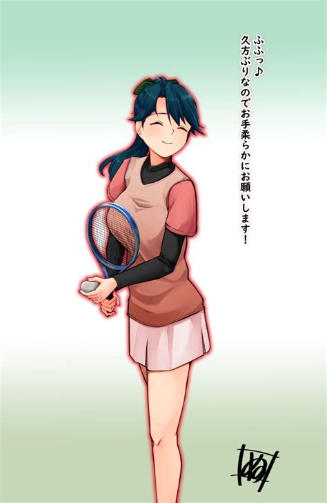田所ぬりかべ 全年齢 on Twitter 鳳翔さんとソフトテニス https t co MRl1RWF49M Twitter
