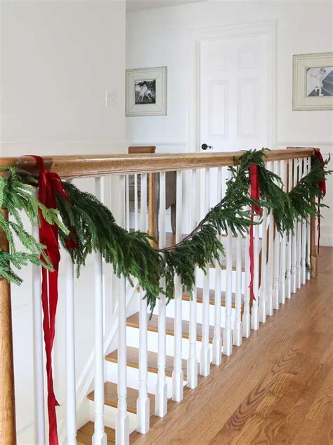 How To Hang Garland On Staircase Banisters Artofit