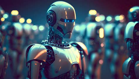 Robots Crowd Stock Illustrations 336 Robots Crowd Stock Illustrations