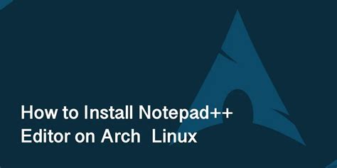 Using Latex On Arch Linux Latex Is A Powerful Typesetting System By