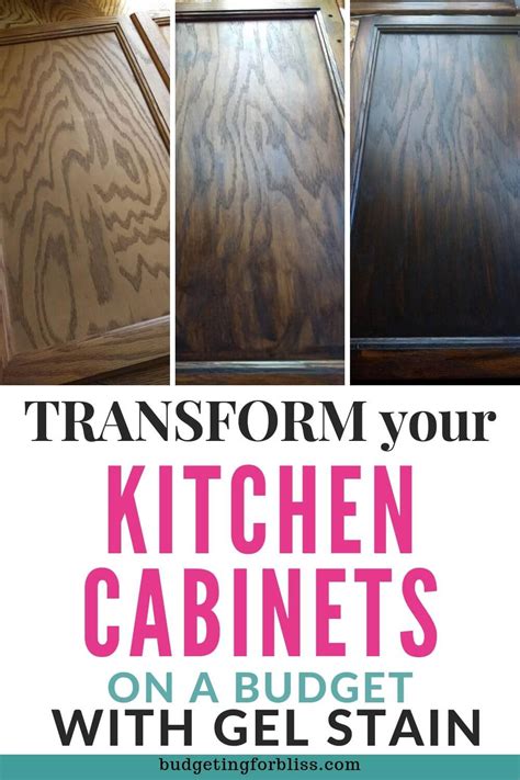 Staining Oak Cabinets Darker Before And After Cabinets Matttroy