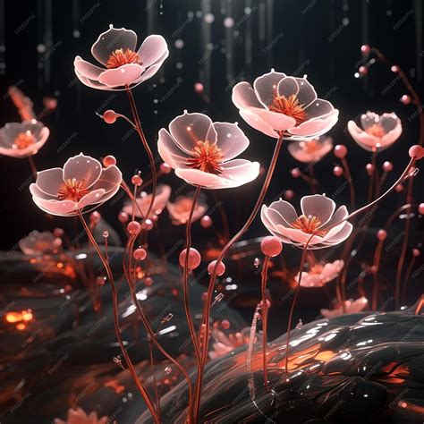 Premium Ai Image Lily Flower Animation