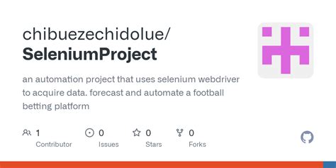 Github Chibuezechidolueseleniumproject An Automation Project That Uses Selenium Webdriver To