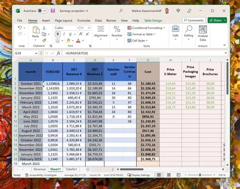 how to structure collected data in excel winbuzzer