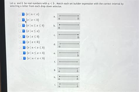 Solved Let A And B Be Real Numbers With Chegg Com