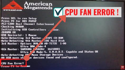 Cpu Fan Error In Post At Francis Jeffery Blog