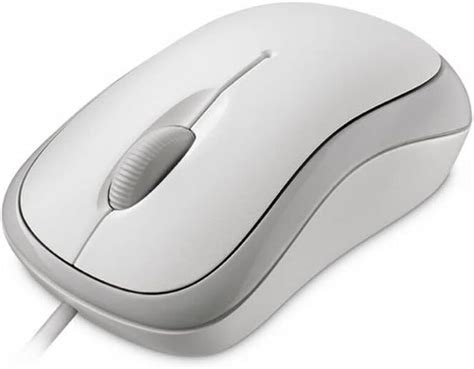 Microsoft Basic Optical Mouse For Business White Electronics