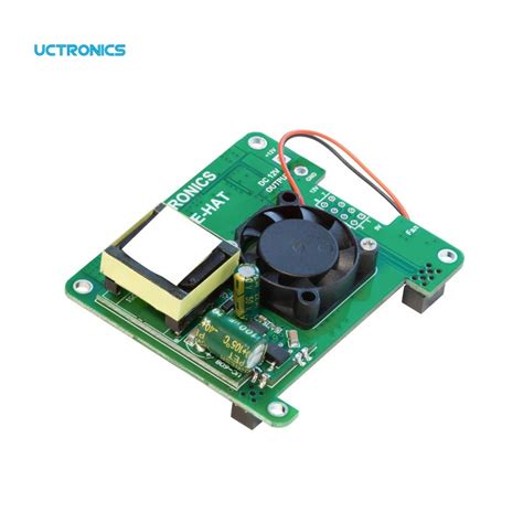 UCTRONICS PoE HAT 5V 3A For Raspberry Pi 4B 3B And 802 3af At PoE Network With Cooling Fan