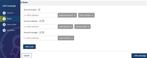 Defining Roles In The Campaign Talend Data Stewardship Getting