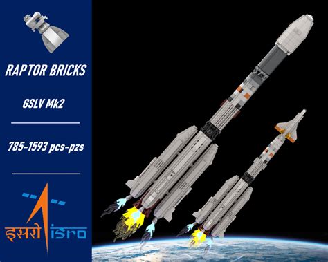 Lego Moc 1 110 Scale Gslv Mark 2 By Raptor Bricks Rebrickable Build With Lego