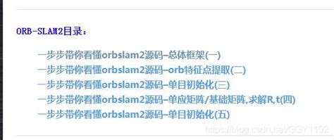Orb Slam Orb Slam2原理解读代码解析（汇总了资料，方便大家学习）orb Slam注释 Csdn博客