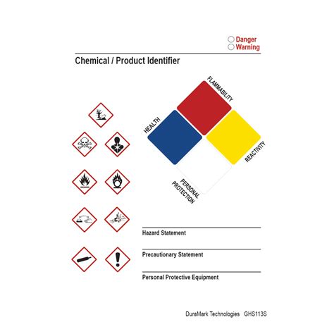 Hmis Labels Printable Hmig Labels W Ppe Check Boxes Safety