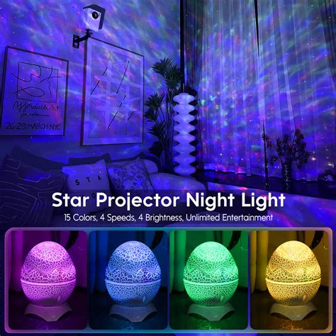 Rossetta Star Projector Galaxy Projector Led Lights For Bedroom Remo