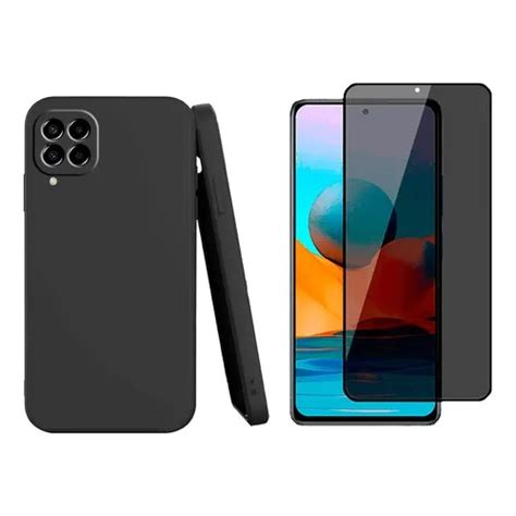 Capa Capinha Case Aveludada Samsung Galaxy M53 Pelicula Privacidade